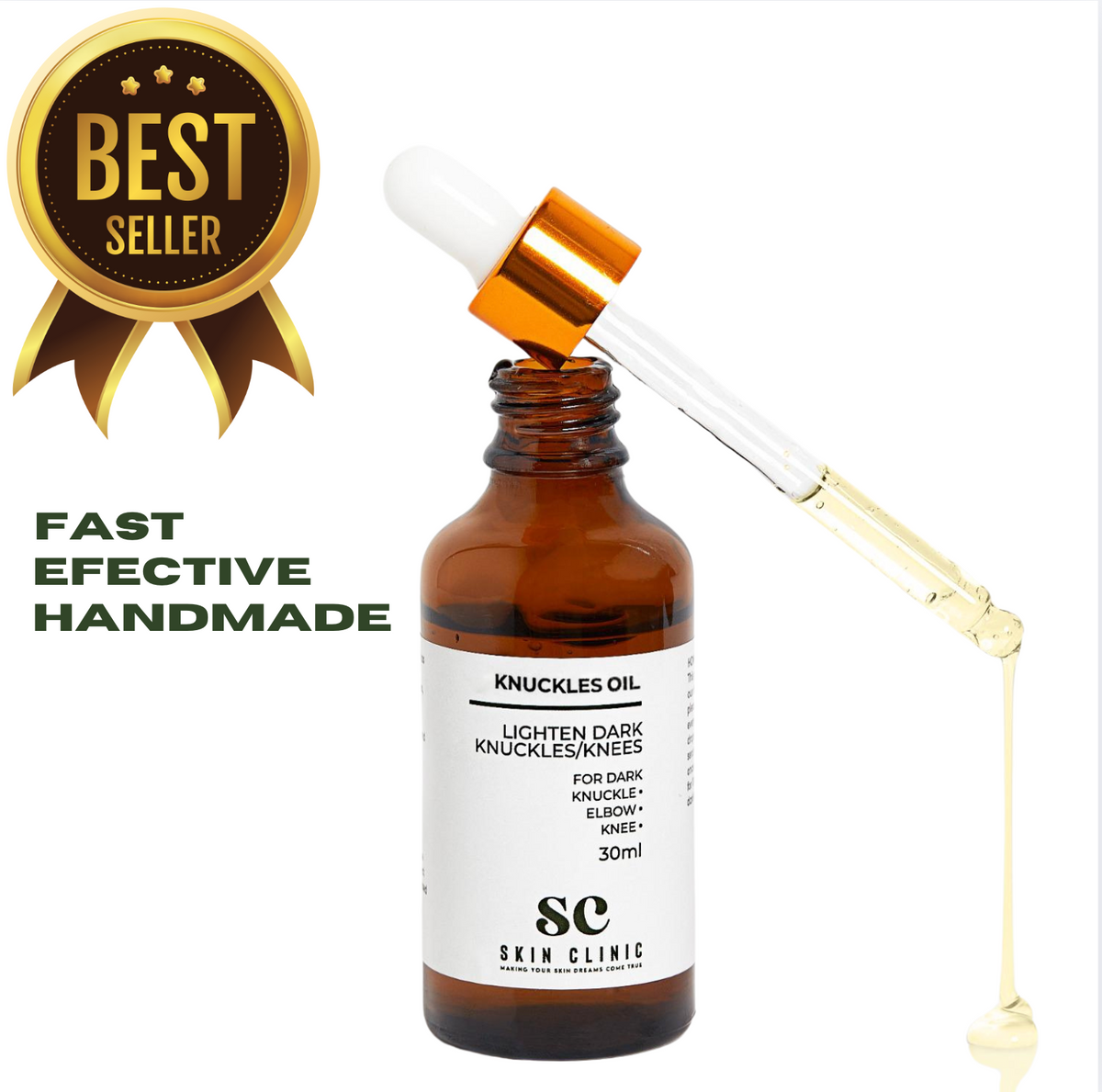 1 Dark Knuckles Oil & 1 Cream Bundle – Advanced Brightening & Repair F ...